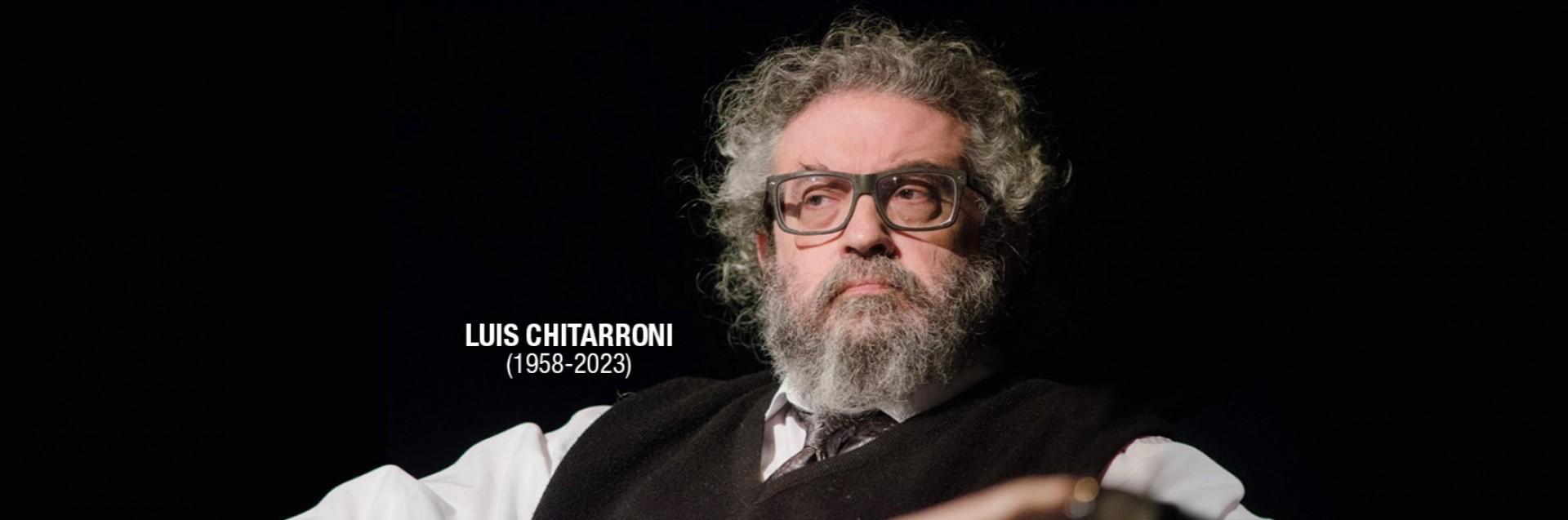 Luis Chitarroni (1958-2023) - Biblioteca Nacional