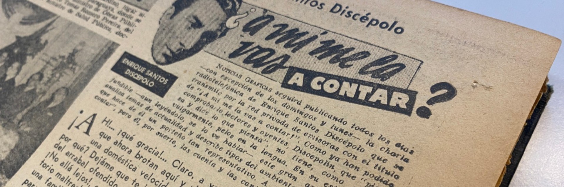 27 de marzo de 1901: nace Enrique Santos Discépolo - Biblioteca Nacional